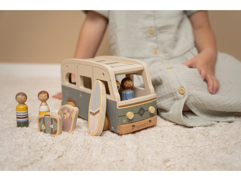 Little Dutch Karavan dřevěný Vintage - Little Dutch - Autíčka a jezdící ...