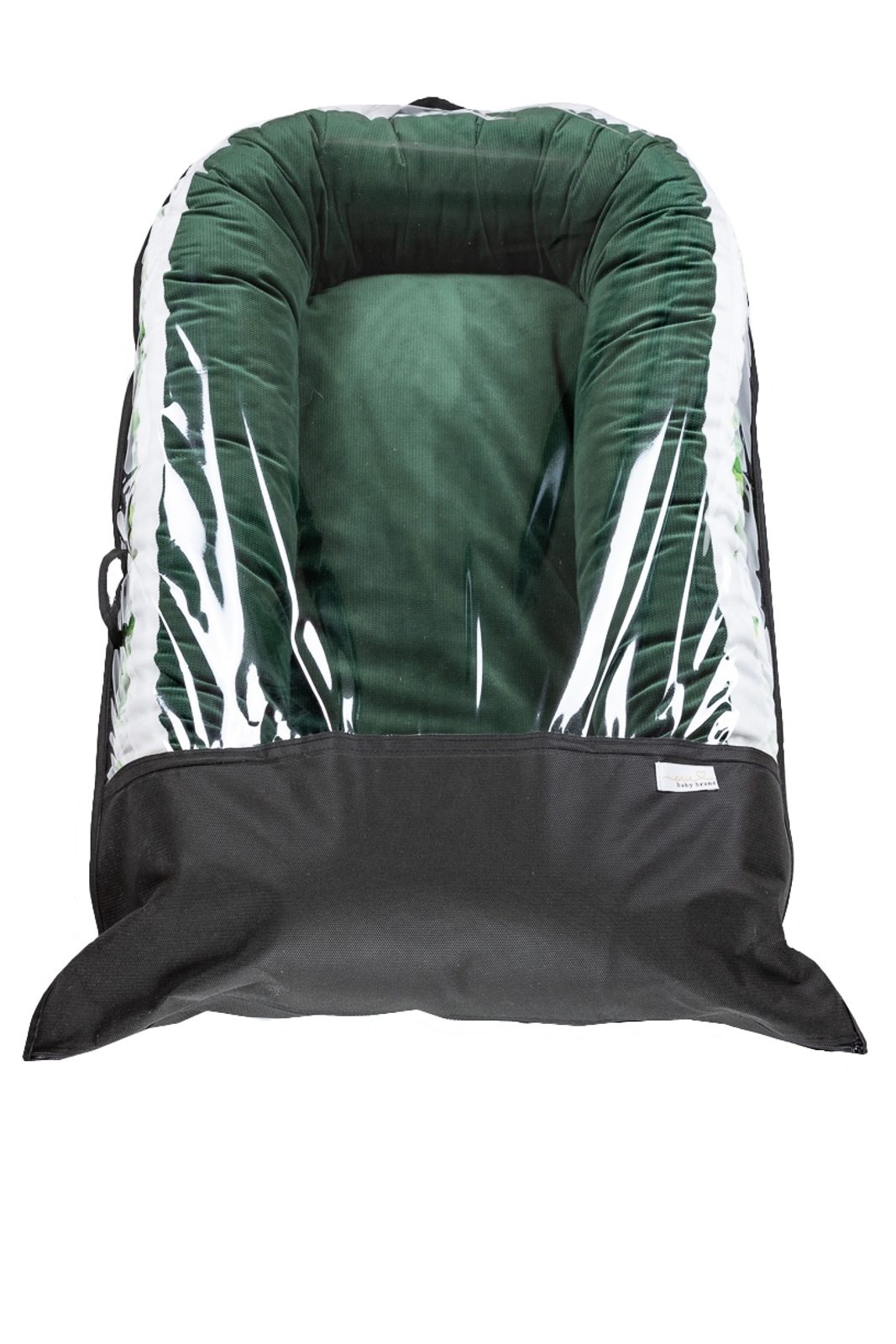 enie baby Hnízdečko VELVET green/tropical leaves - enie baby ...
