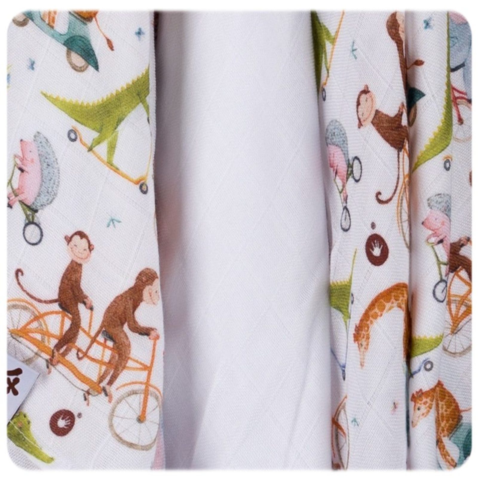 XKKO BMB Bambusové pleny XKKO BMB 70x70 Digi - ZOO on the Road MIX 3ks ...