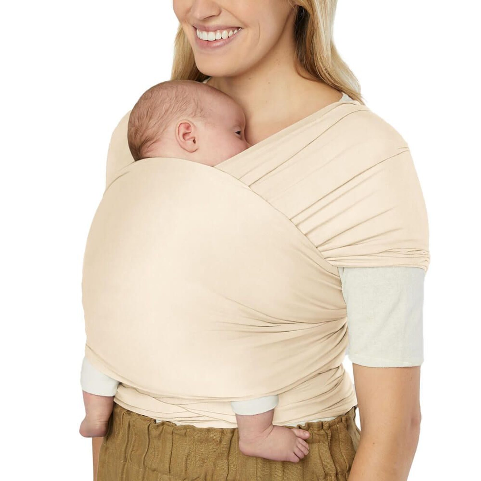 Ergobaby ŠÁTEK Knit Baby Wrap - Cream - Ergobaby - Nošení & sport ...
