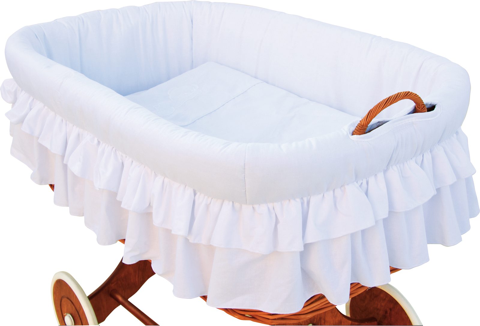 Scarlett Proutěný košík Martin bílá - Scarlett - Košíky a kolébky ...