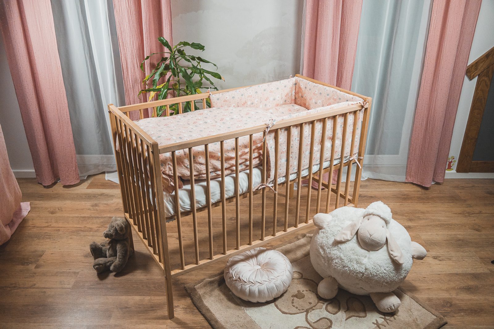 enie baby Mantinel essential SAFARI pink - enie baby - Mantinely ...