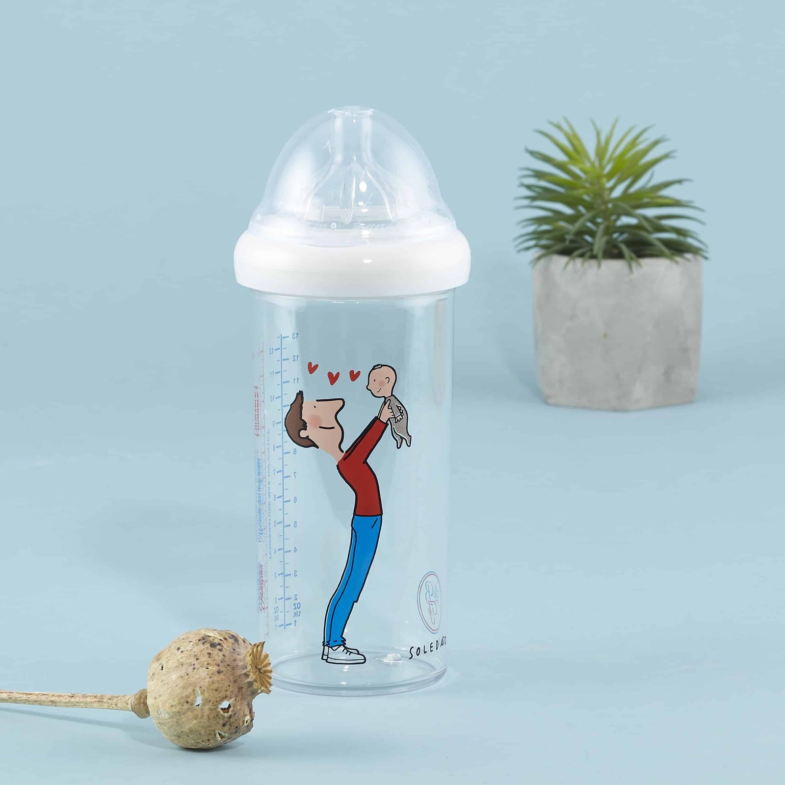 LBF DOJČENSKÁ FĽAŠA FATHER BABY, 360 ML, 6+m - LE BIBERON FRANCAIS ...