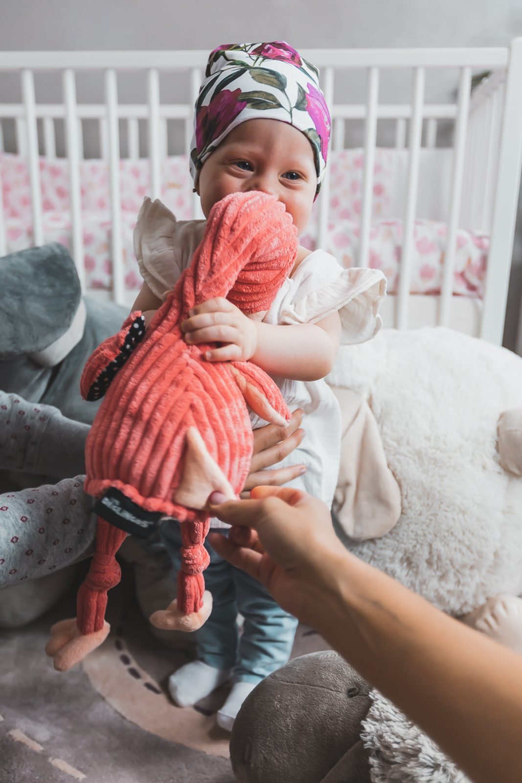 enie baby Dětská čepice 3-6m Blue Circle - enie baby - Čepičky a ...