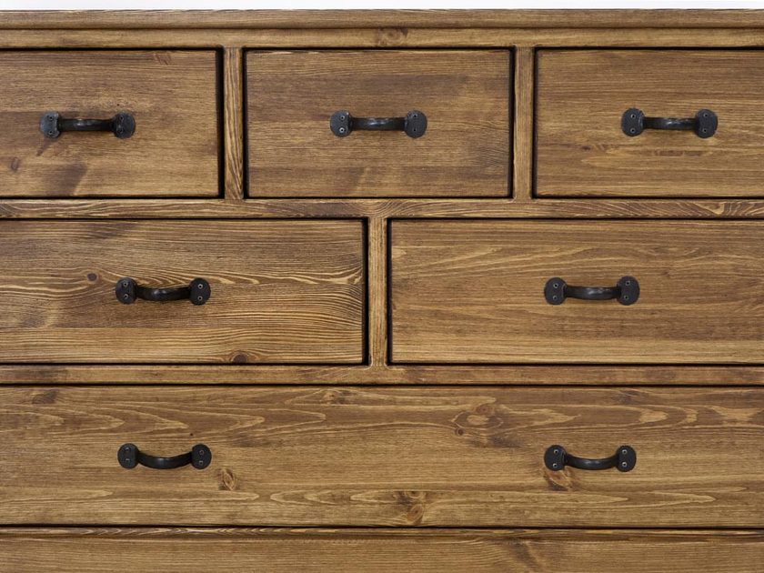 Masivní komoda Rustyk 3/6 - Seart - www.maxi-postele.cz