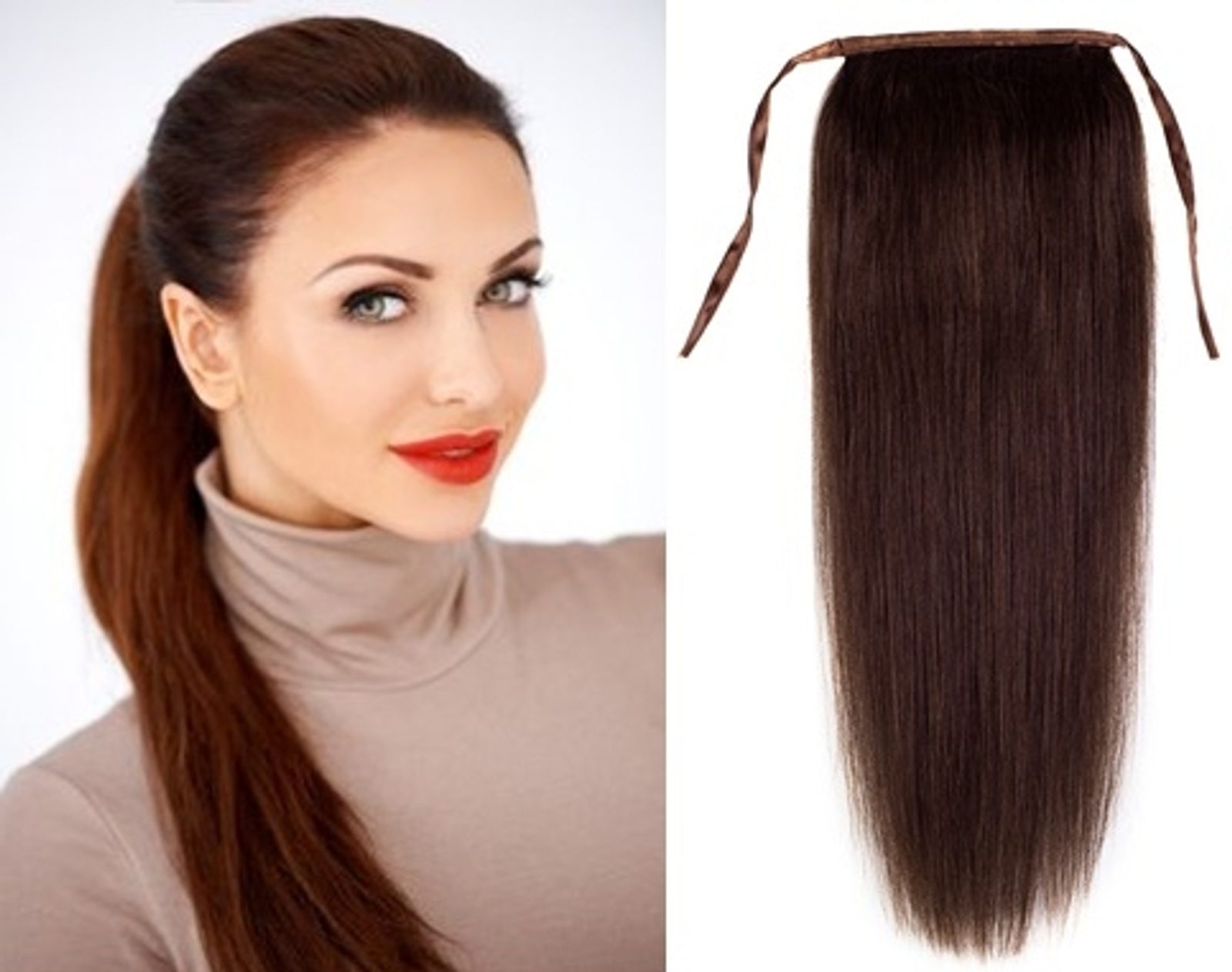 VIPhair.cz - Culík/cop příčesek -100% lidské Remy vlasy 40cm, středně ...
