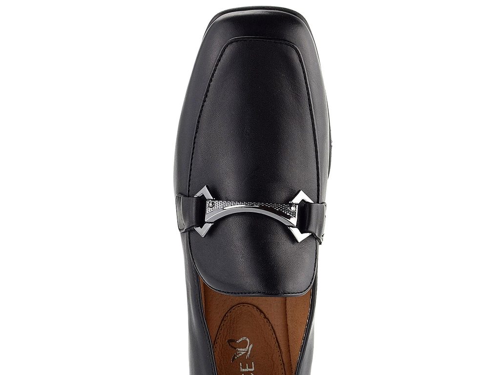 Caprice elegantní černé kožené mokasíny 9-24201-41 - Caprice - Mokasíny - JADI.cz - ...více než boty