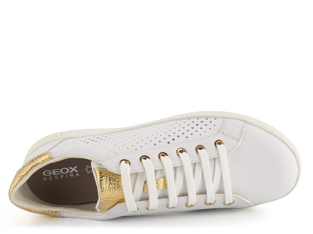 Geox tenisky Jaysen White/Gold D151BB085CFC0232 - Geox - Tenisky a ...