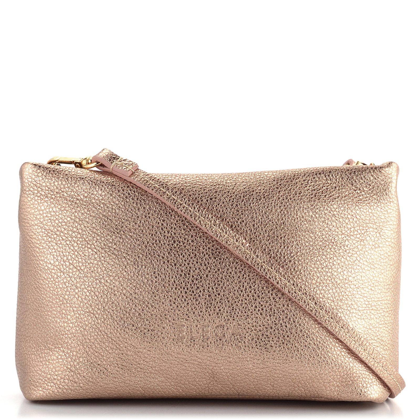 Elega mini kabelka metalická růžovozlatá/zlaté kování 69790 - Elega - Kožené kabelky - JADI.cz ...