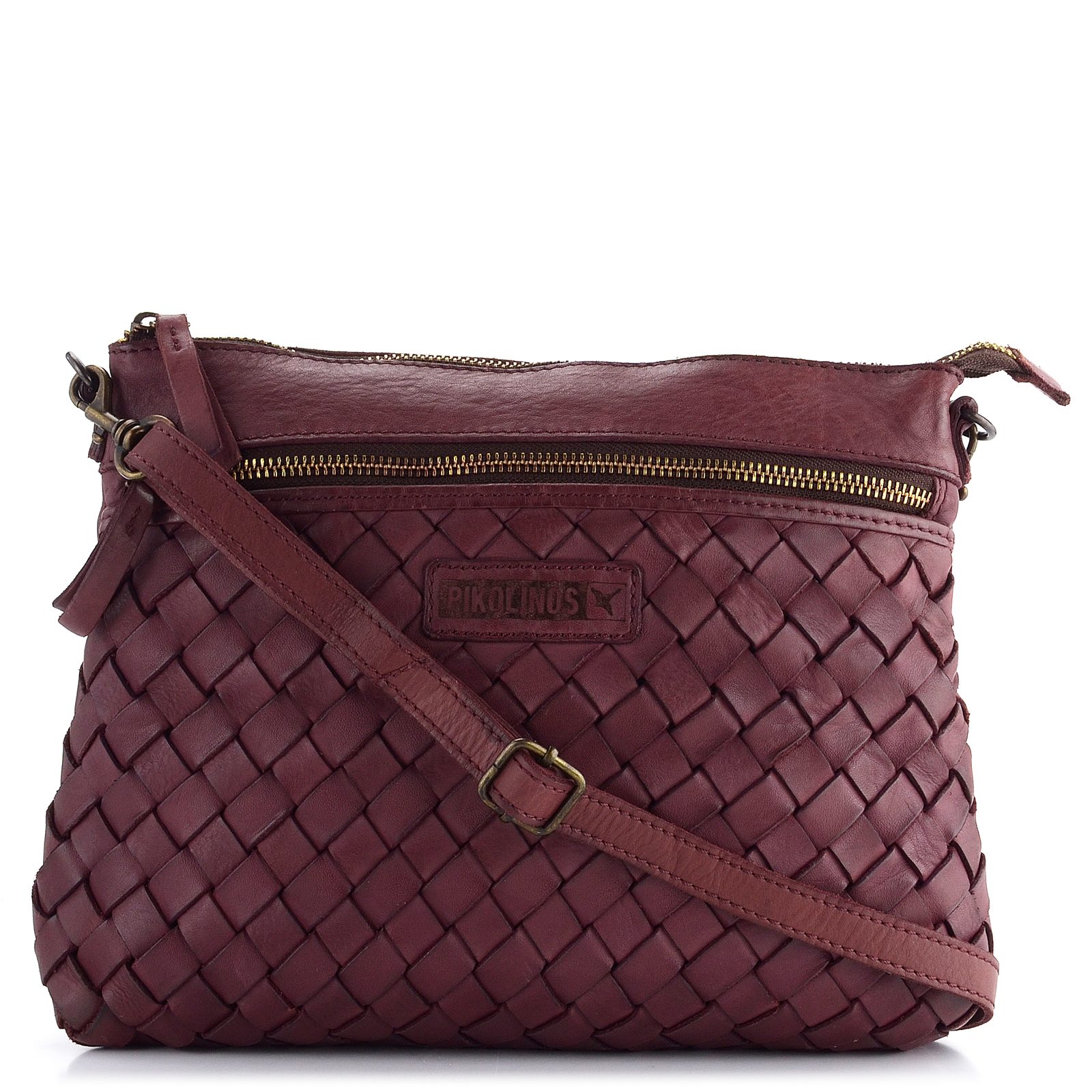 Pikolinos proplétaná kožená kabelka Faura Garnet WHA-181 - Pikolinos - Kožené kabelky - JADI.cz ...