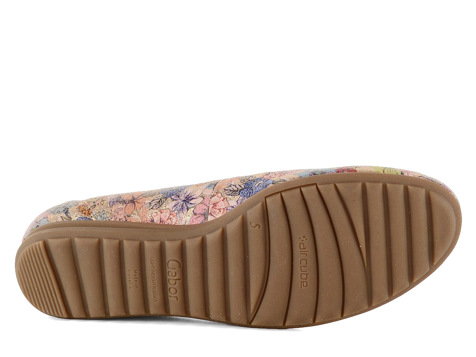 Gabor Comfort baleríny Flower Metallic gold 22.620.13 - Gabor ...