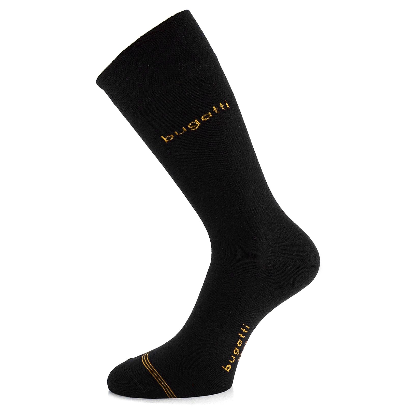Bugatti hladké ponožky černé 5 pack business socks 6260X - Bugatti ...
