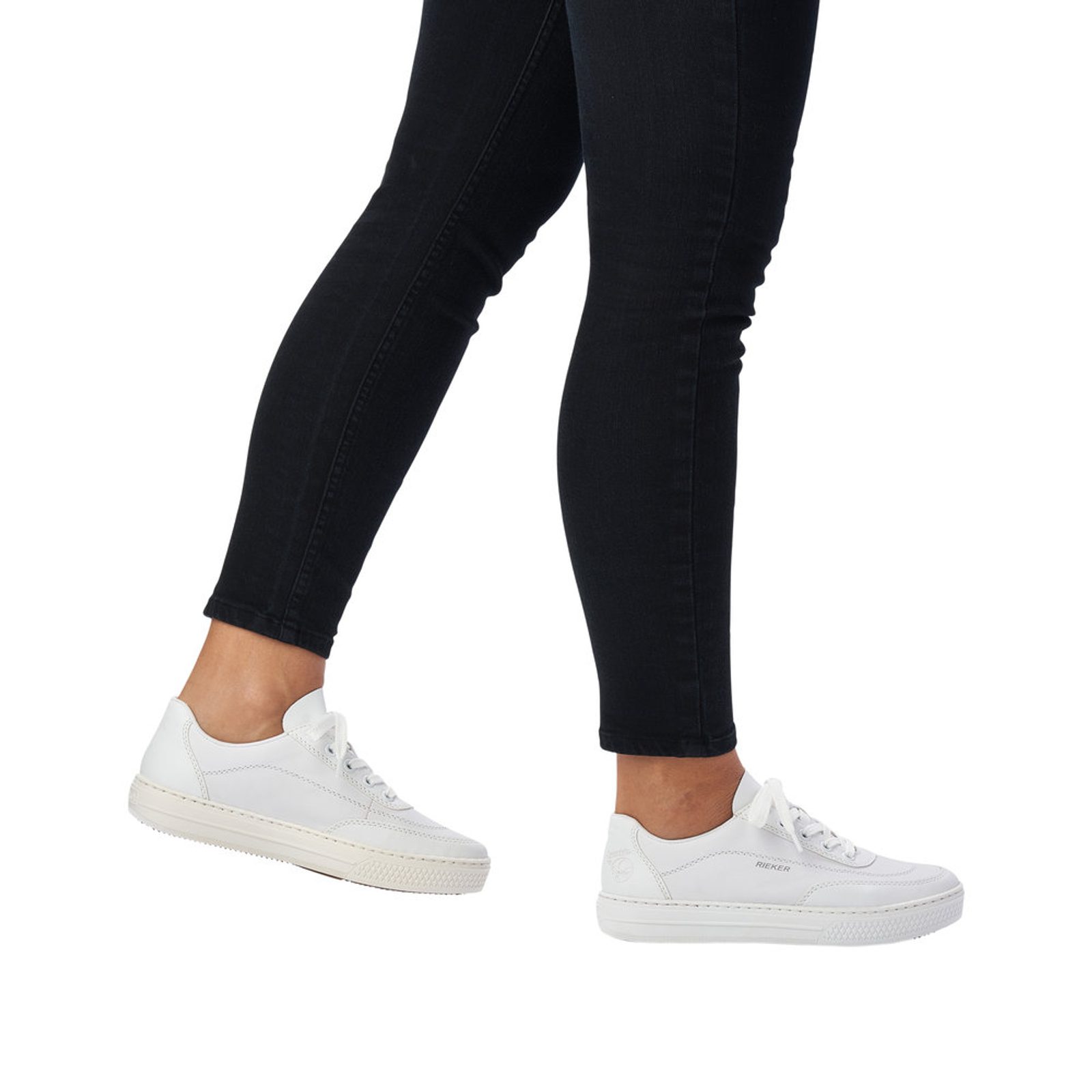 Rieker šněrovací bílé sneakers tenisky L5910-80 - Rieker - Tenisky a ...