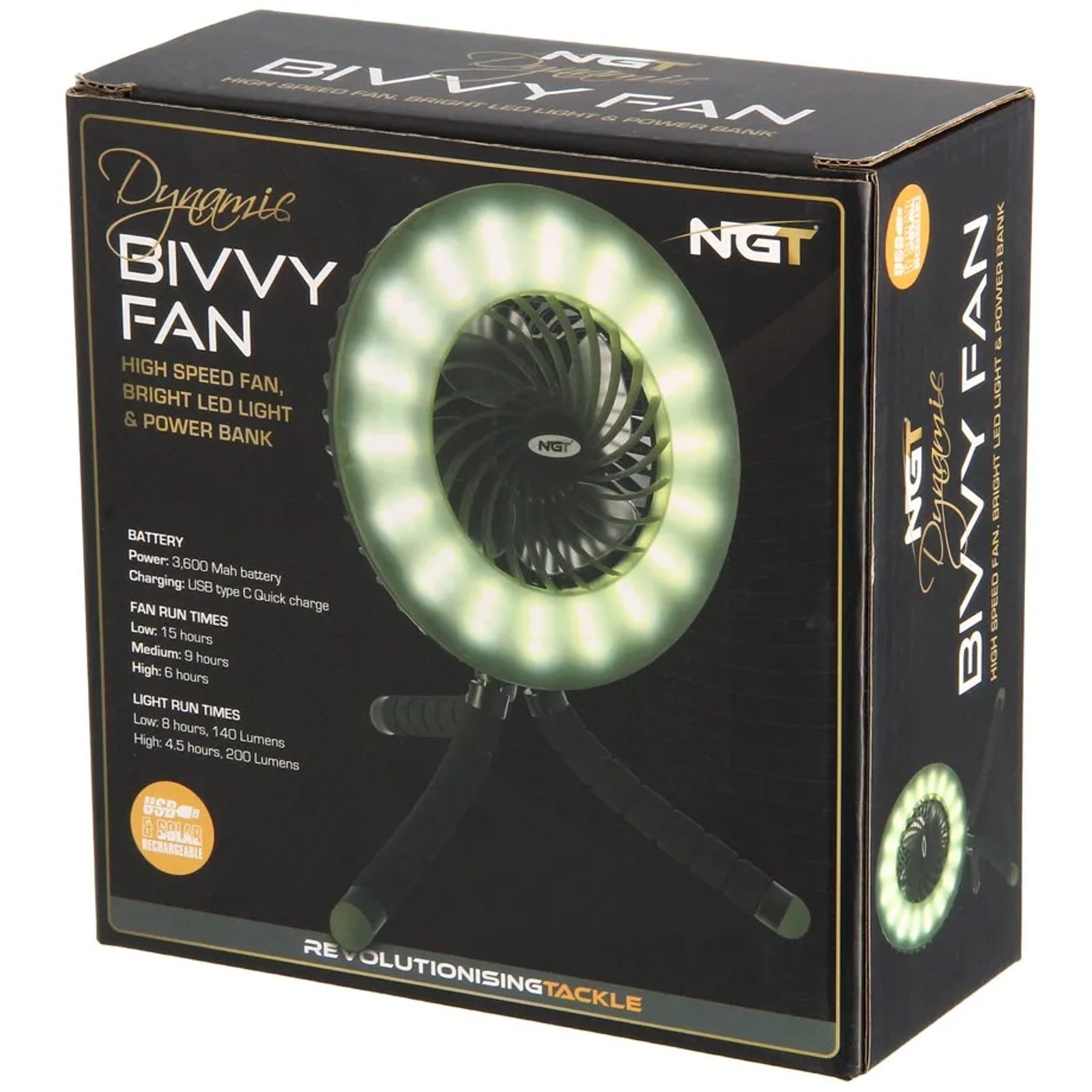 NGT Ventilátor Dynamic Fan & Bivvy Light | Chyť a pusť