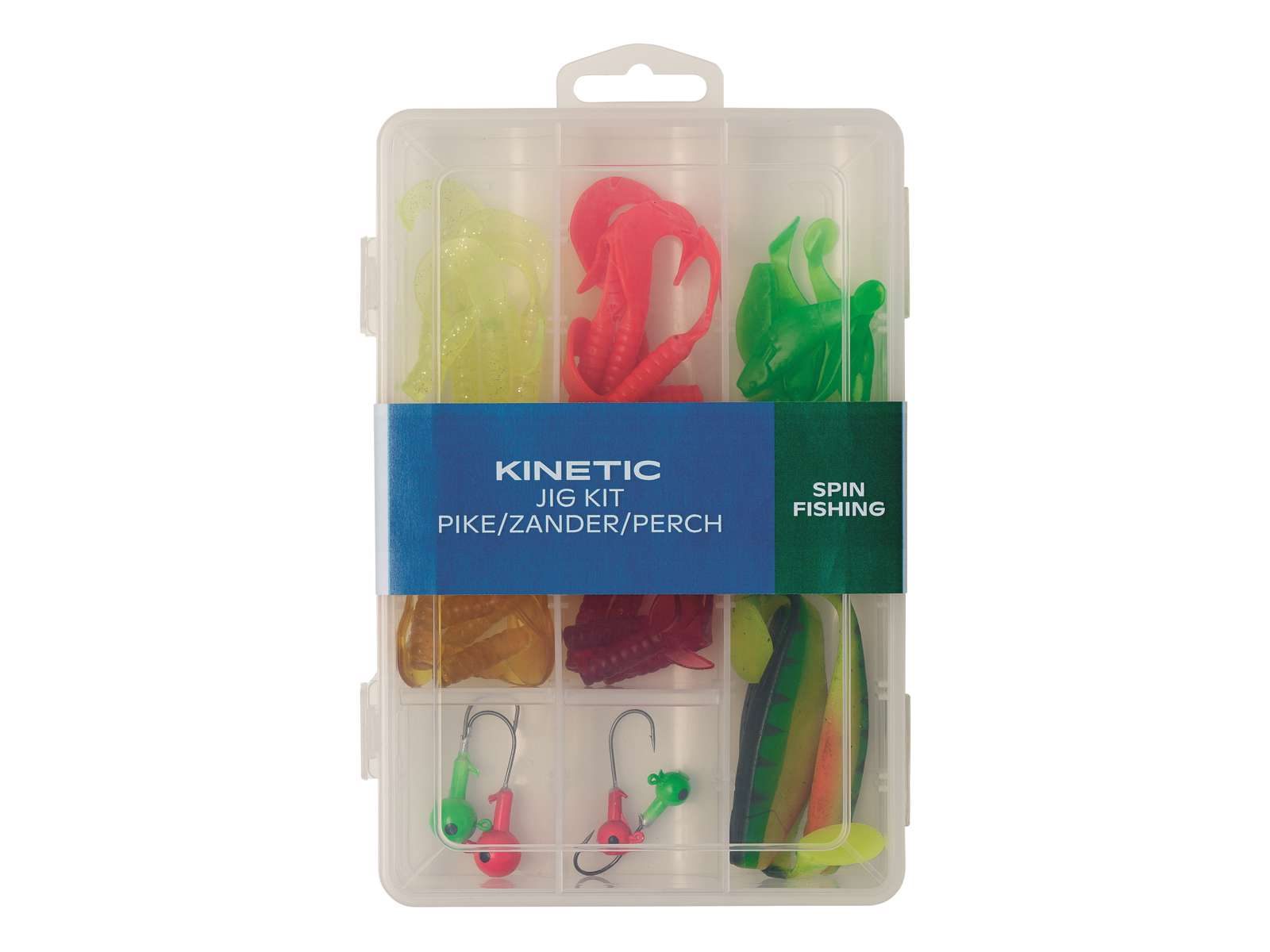 Kinetic Set nástrah Jig Kit Pike/Zander/Perch 32pcs | Chyť a pusť