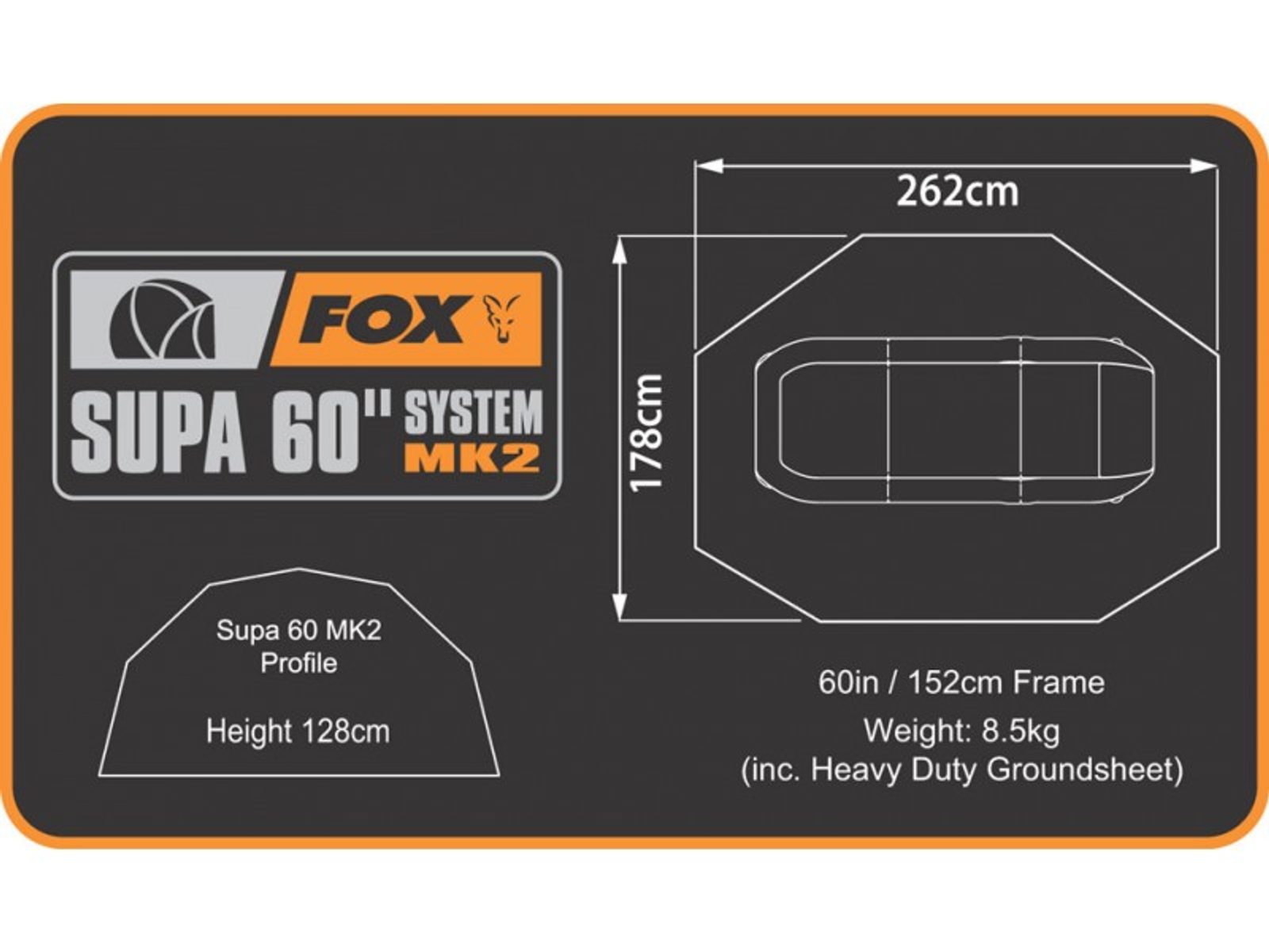Fox Přístřešek Supa Brolly 60" MK2 System Camo | Chyť a pusť
