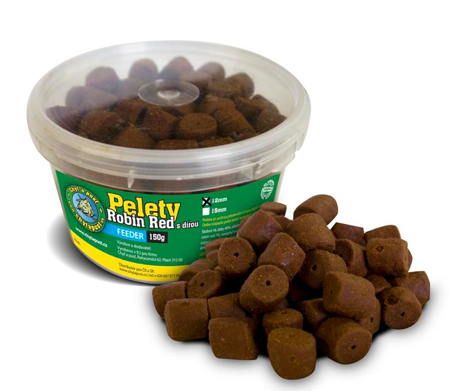 Chyť a pusť Pelety Robin Red carp s dírou 150g | Chyť a pusť