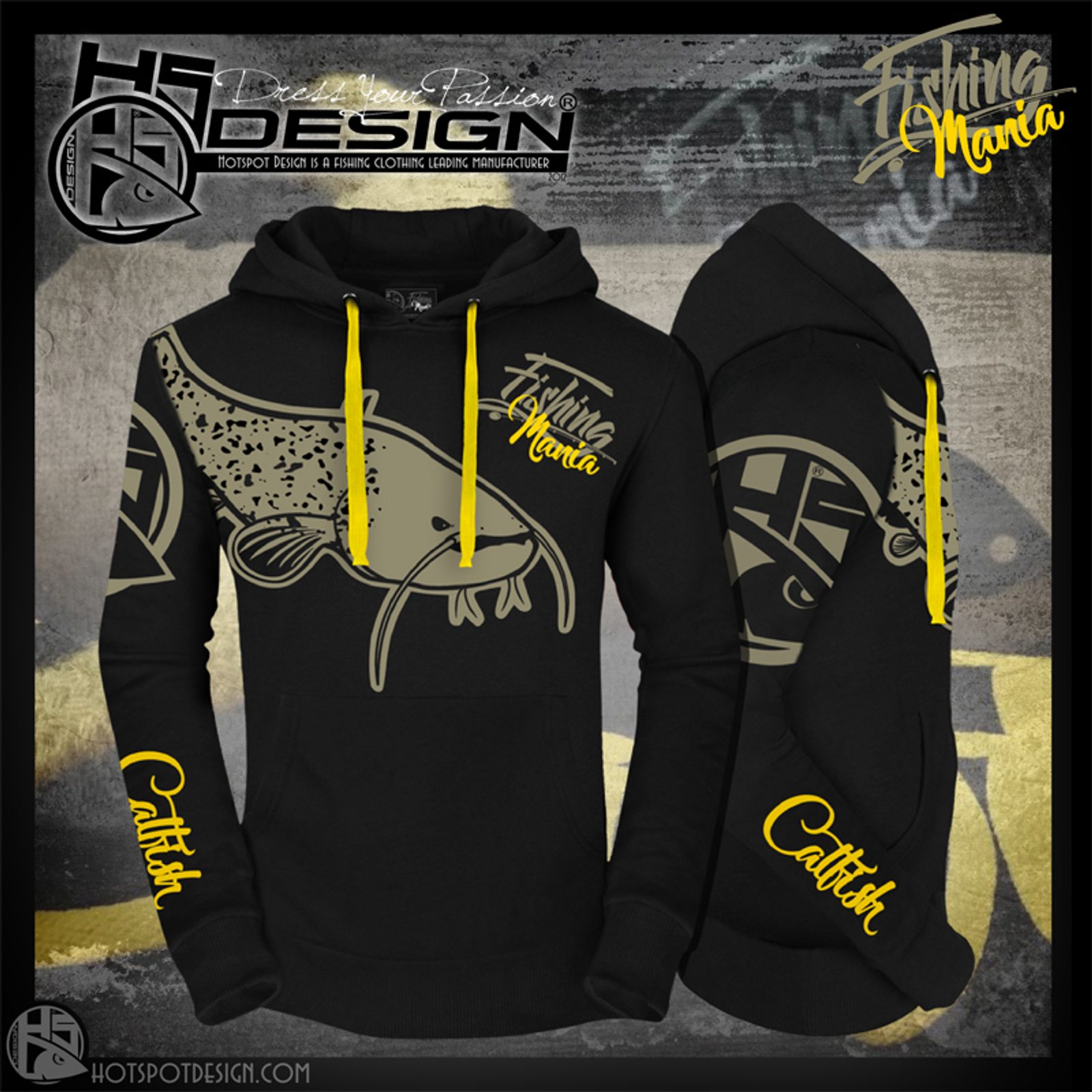 Hotspot Design Mikina Fishing Mania Catfishing | Chyť a pusť