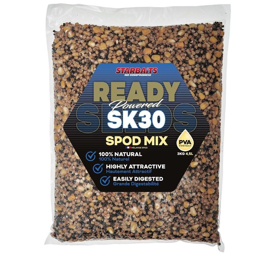 Starbaits Směs partiklů Spod Mix Ready Seeds 3kg | Chyť a pusť