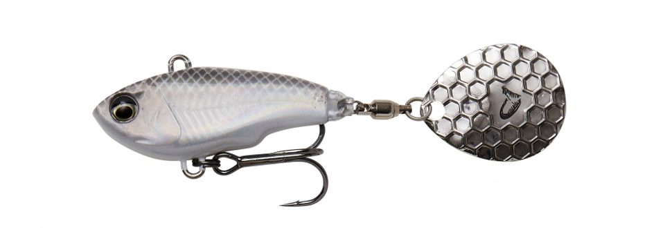 Savage Gear Tail Spinner Fat Tail Spin Sinking White Silver | Chyť a pusť