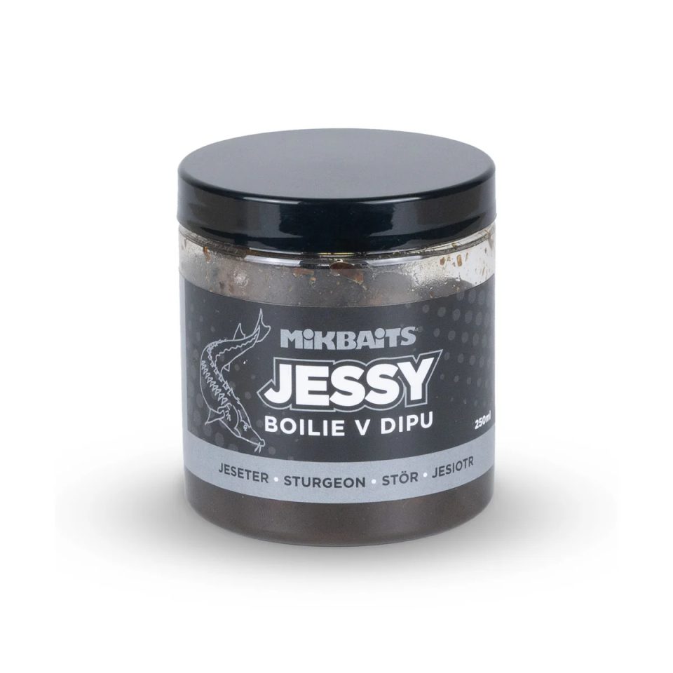 Mikbaits Boilie v dipu Jessy jeseter 20mm 250ml | Chyť a pusť