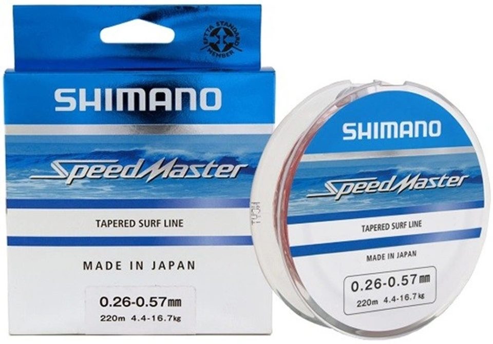 Shimano Ujímaný vlasec Speedmaster Surf Taper ld Clear 10x15m | Chyť a pusť