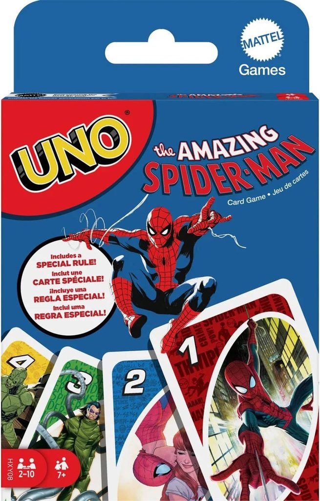 MATTEL Hra Uno karty Spiderman *SPOLEČENSKÉ HRY* | Karetní hry | Mikaton.cz