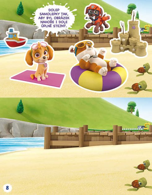 JIRI MODELS Zábava se samolepkami Tlapková Patrola (Paw Patrol) | Knihy aktivit a samolepkové ...