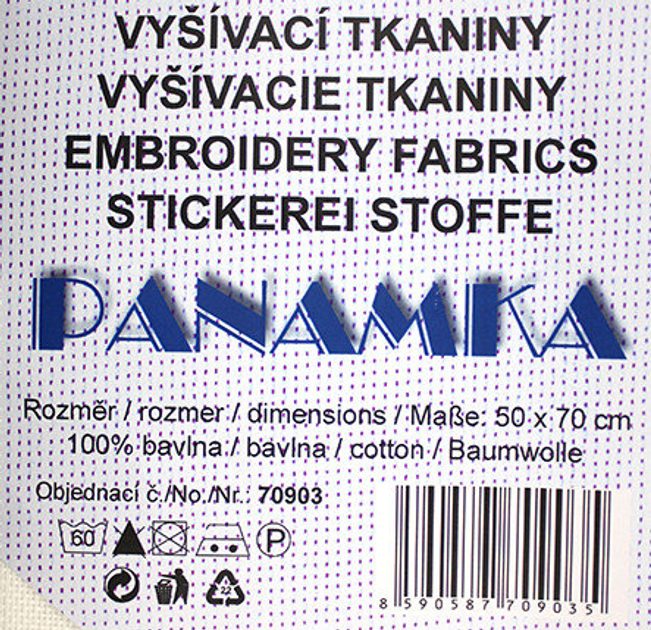 Panamka 50x70 cm | Vyšívací tkaniny | Mikaton.cz