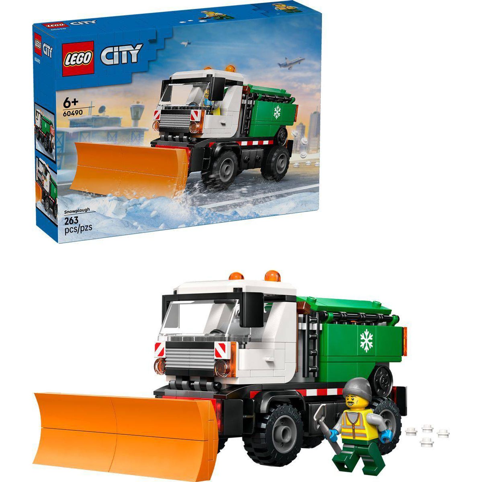 LEGO CITY Auto Sněžný pluh 60490 STAVEBNICE | LEGO City | Mikaton.cz