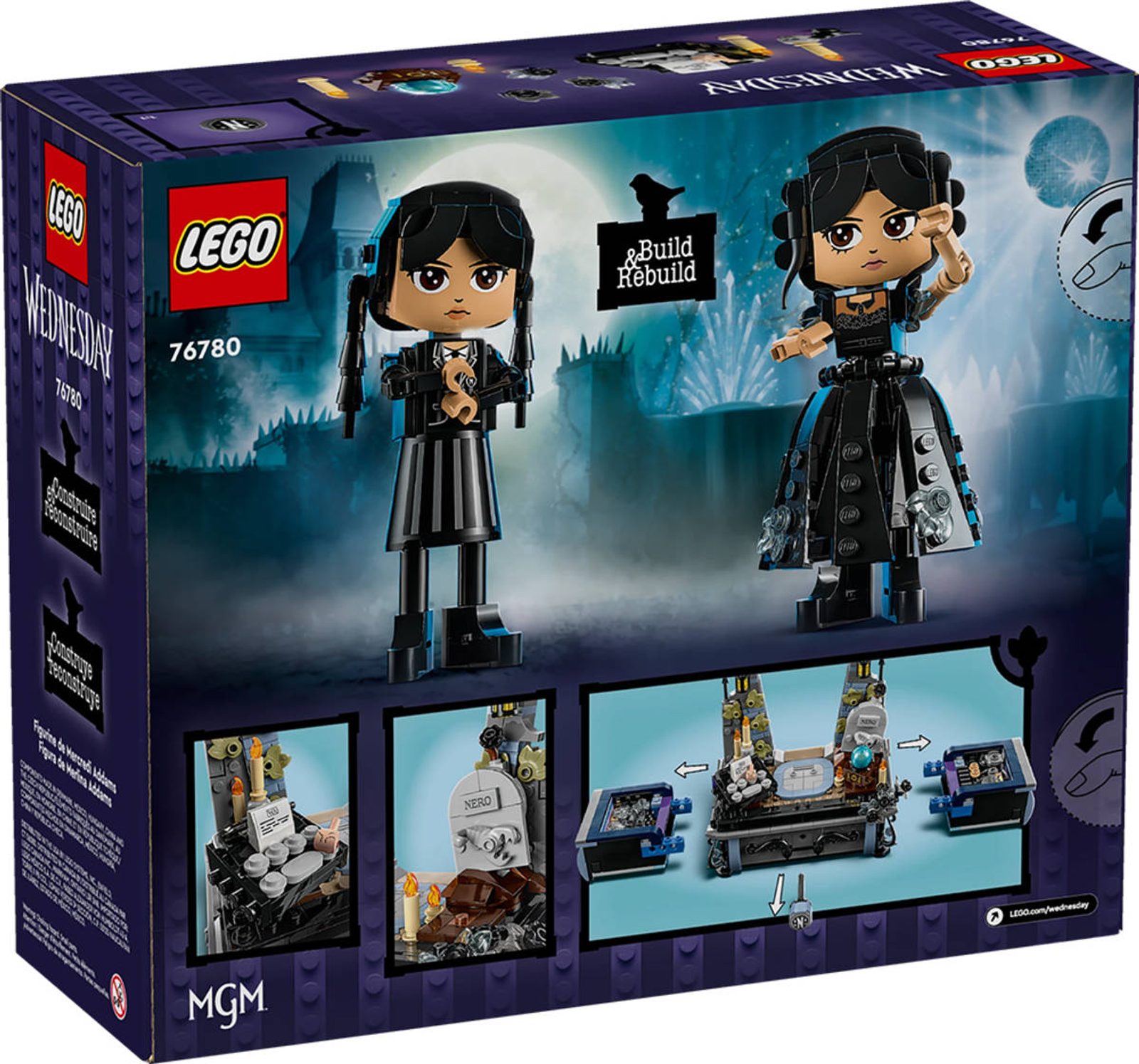 LEGO Wednesday Addams Figure 76780 – postavitelný model Wednesday z ...
