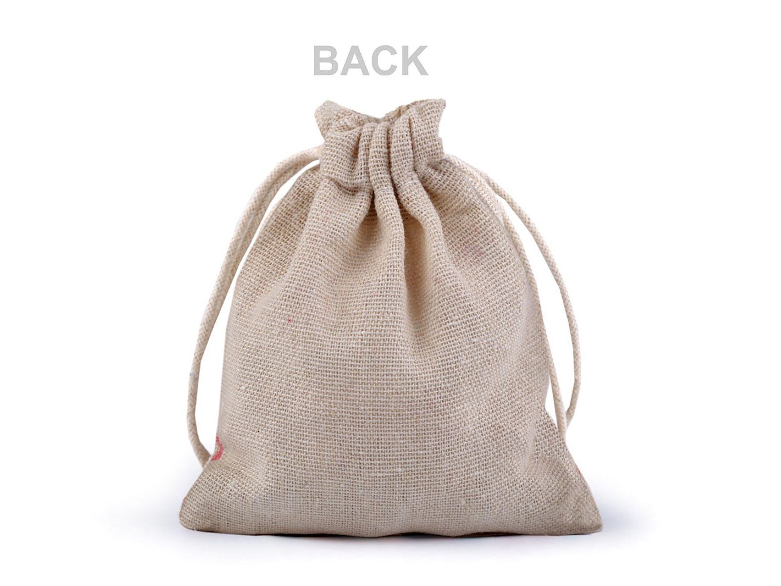 Dárkový pytlík jarní 10x13 cm lněný s květy | Dárkové pytlíky | Mikaton.cz