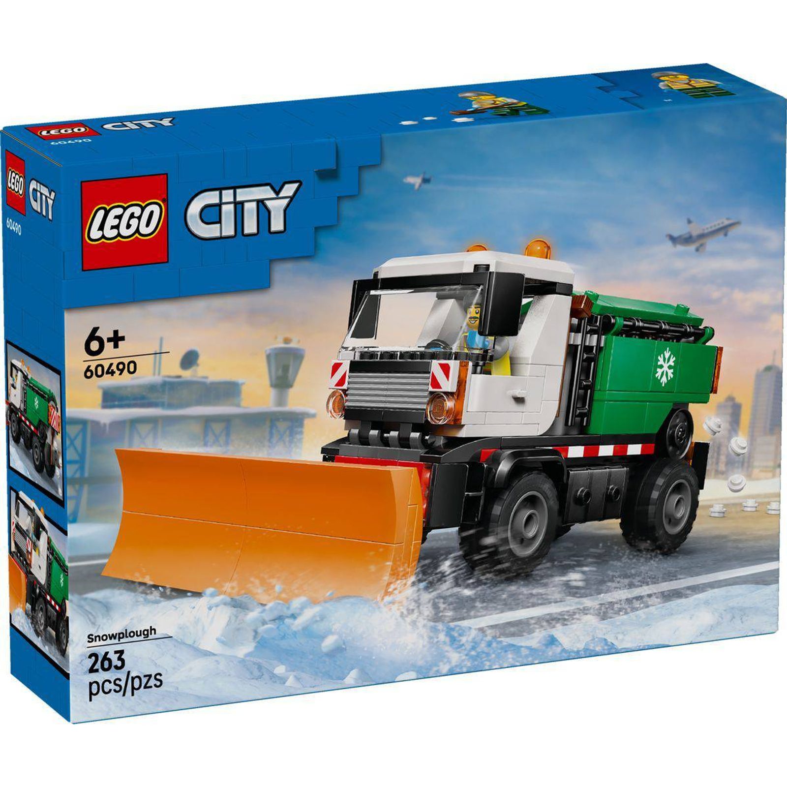 LEGO CITY Auto Sněžný pluh 60490 STAVEBNICE | LEGO City | Mikaton.cz
