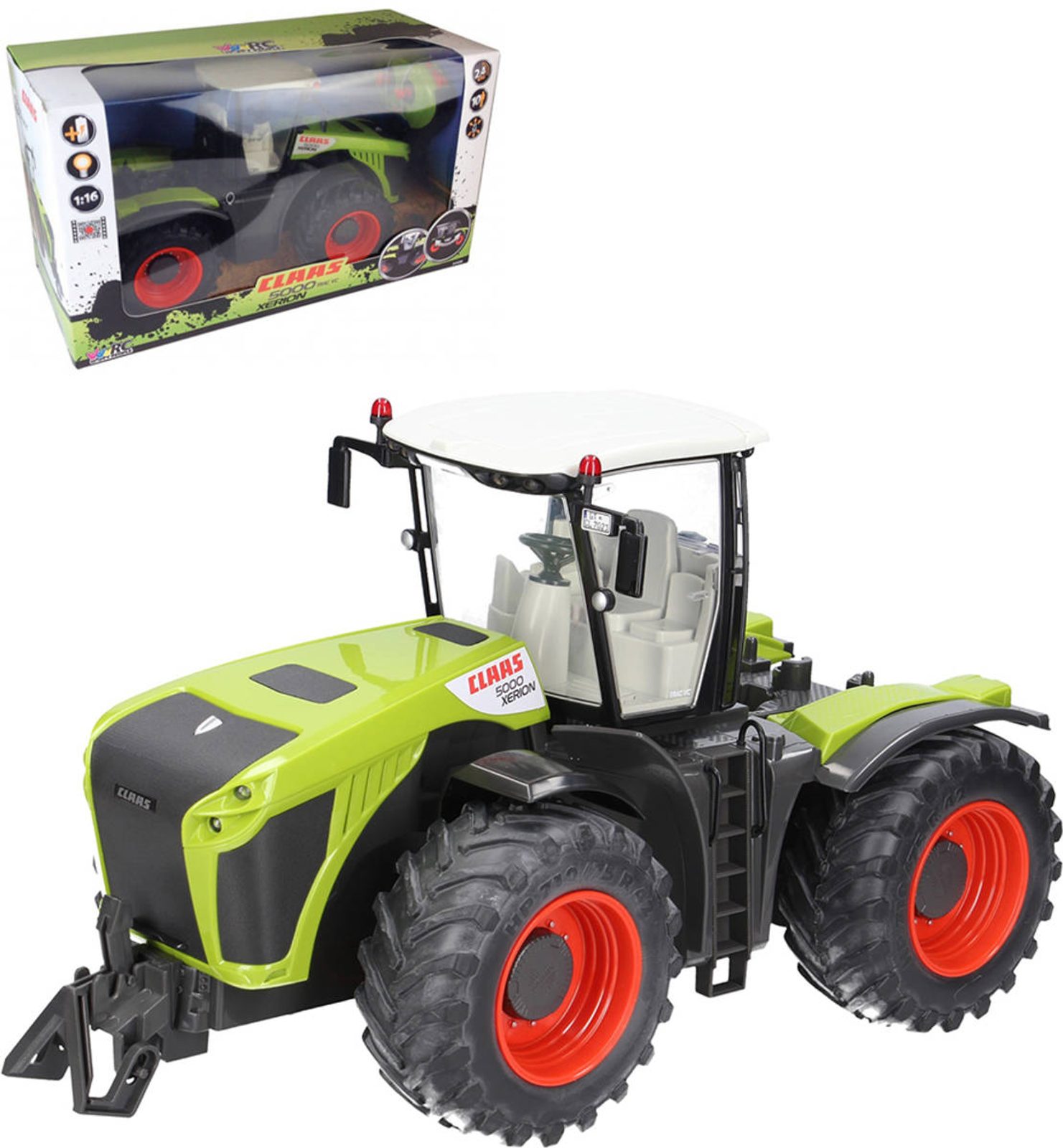 RC Traktor Claas Xerion 5000 na vysílačku 2,4GHz na baterie Světlo | RC ...
