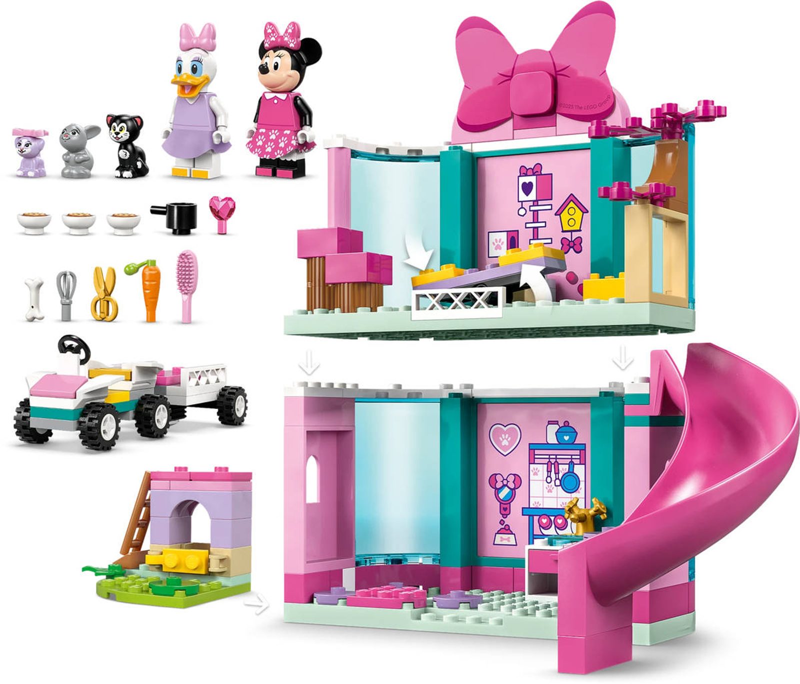 LEGO Disney 43274 – Minnie's Pet Hotel: hotel pro domácí mazlíčky plný ...