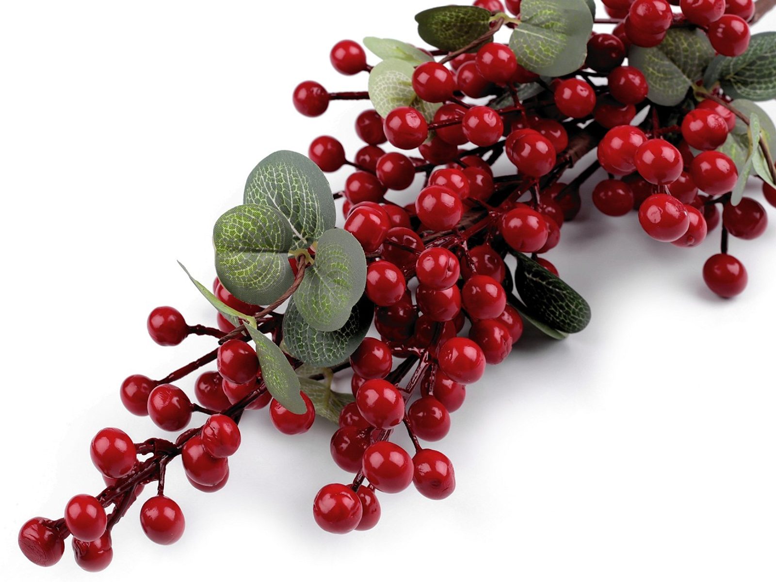 Umělá větvička bobule 70 cm | Umělé větvičky | Mikaton.cz