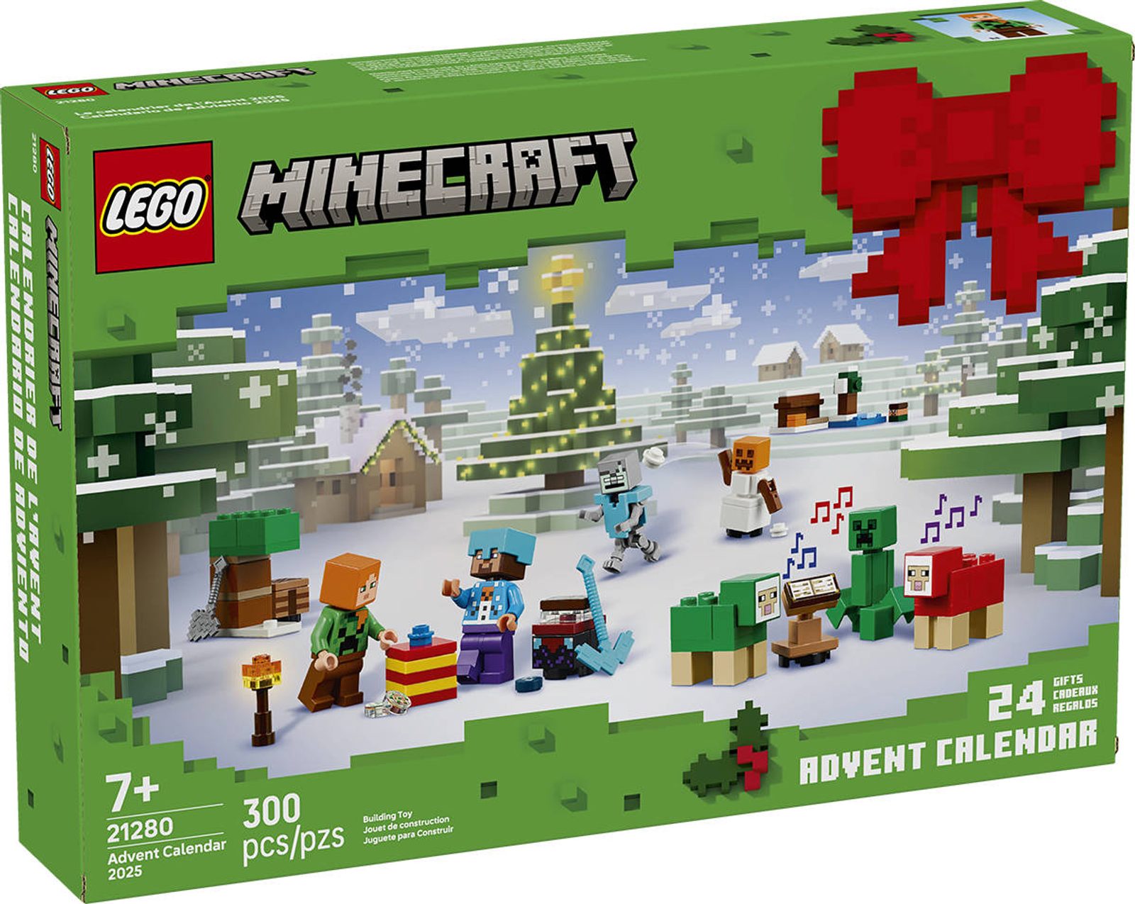 LEGO Minecraft 21280 Adventní kalendář 2025 – 24 zimních překvapení s ...