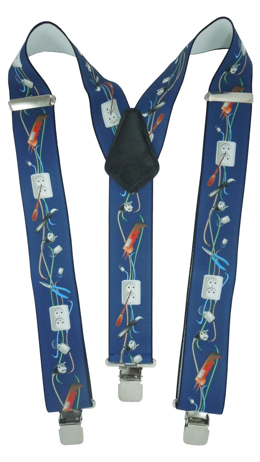 Pánské šle řemeslnické elektrikář modrý 50 mm Y 120 cm | Pánské šle ...