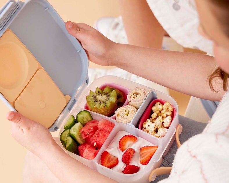 Svačinový box střední - broskvový - b.box - Svačinové boxy, bento boxy ...