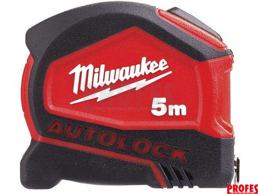 Svinovací metr Milwaukee AUTOLOCK - 5m, 25mm (4932464663) - Milwaukee ...