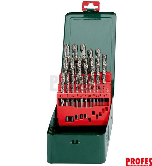 HSS-G sada vrtáků 25 dílná DIN 338 627154 - Metabo - Vrtáky do kovu - - Naradi-Profes.cz
