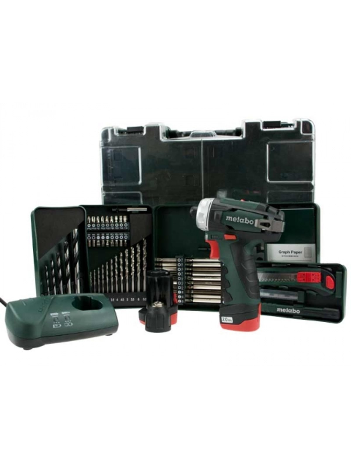 PowerMaxx BS Basic SET mobilní dílna 10,8V 2x2Ah Li-Ion - Metabo ...