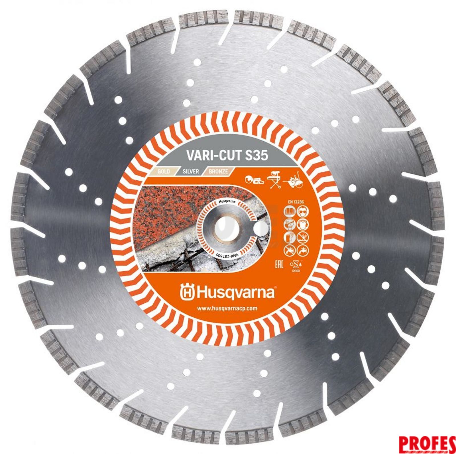 VARI-CUT S35 turbo 400 - HUSQVARNA - Diamantové kotouče - - Naradi ...