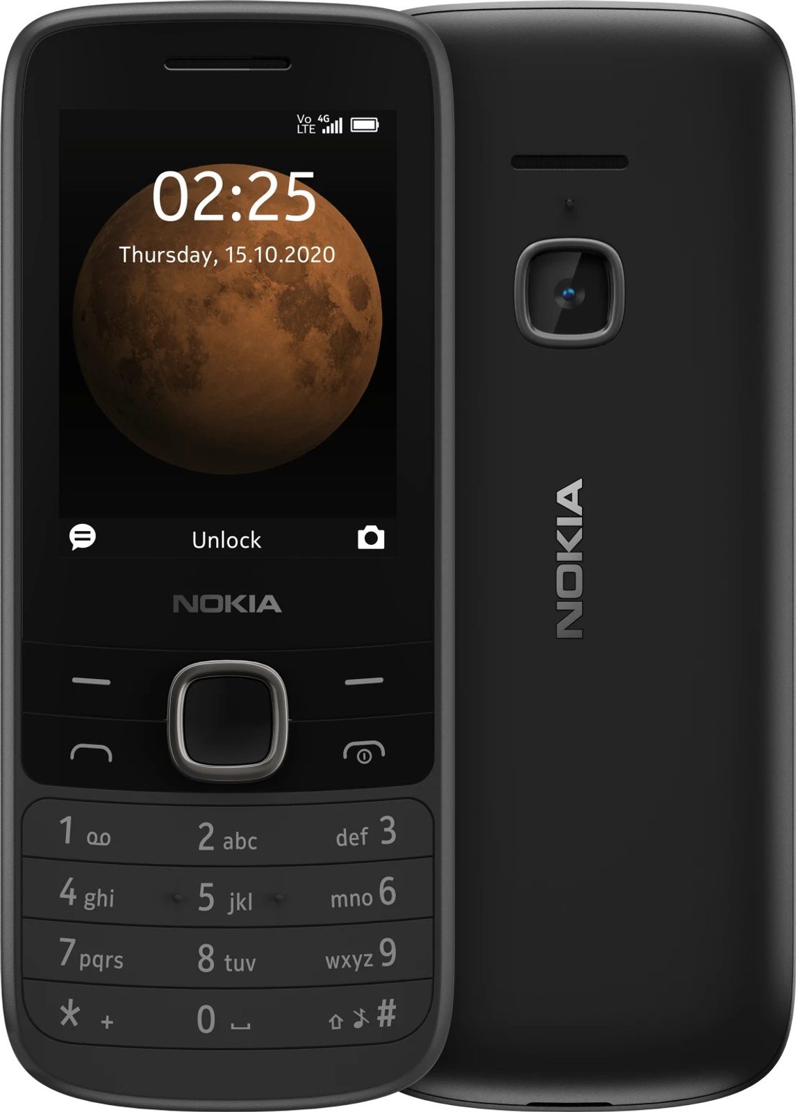 GSM-Market.cz - Nokia 225 4G Dual Sim Black - NOKIA - Tlačítkové ...