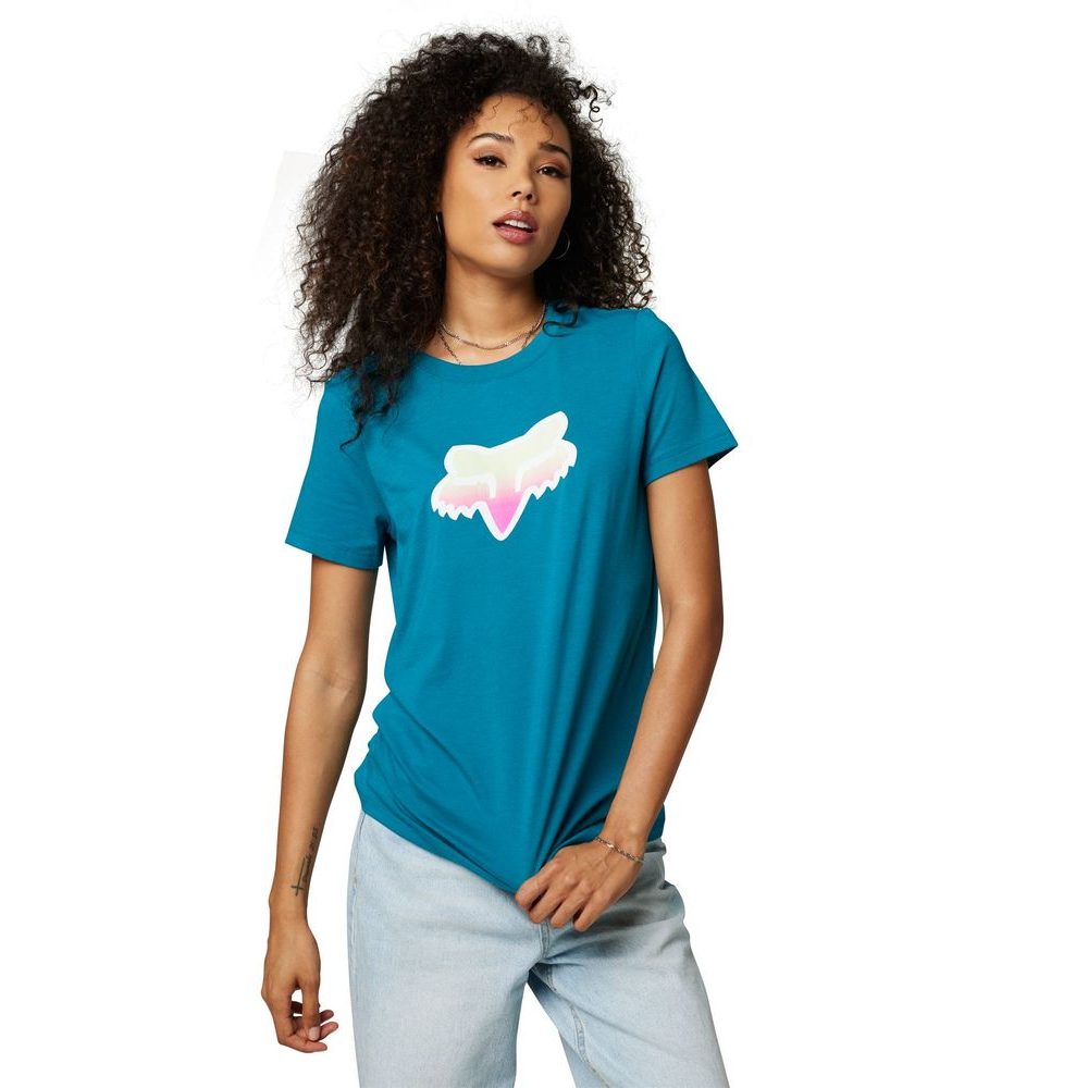 Outdoorweb.eu - Vizen Ss Tee Midnight Blue - Women's T-shirt - FOX - 25 ...