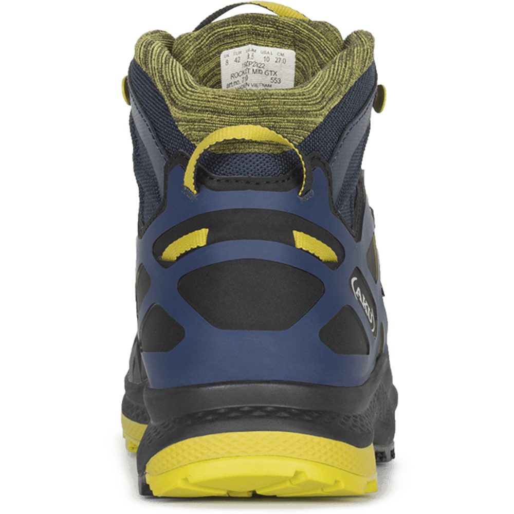 Outdoorweb - ROCKET MID GTX, blue/mustard - pánská turistická obuv ...