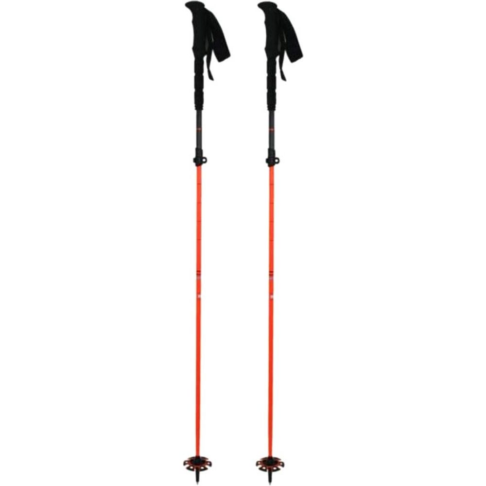Outdoorweb.eu - Tour telescopic ski poles, black/orange - Ski poles ...
