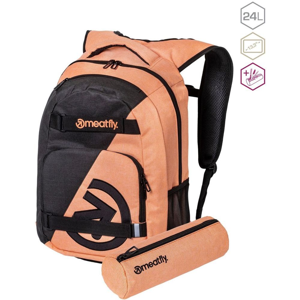 Outdoorweb.eu - Exile 24, Peach/Charcoal - school backpack + pencil ...