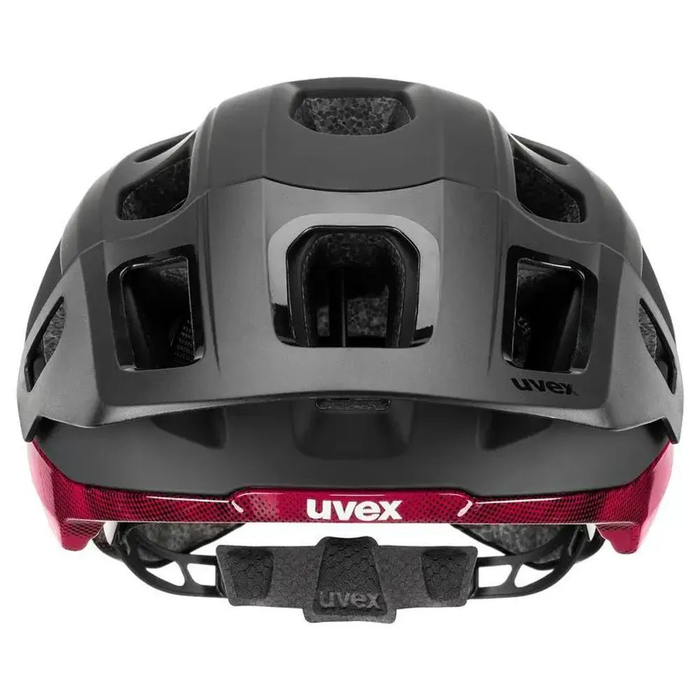 Outdoorweb.eu - REACT MIPS BLACK-RUBY RED MATT 2024 - mtb helmet - UVEX - 101.79