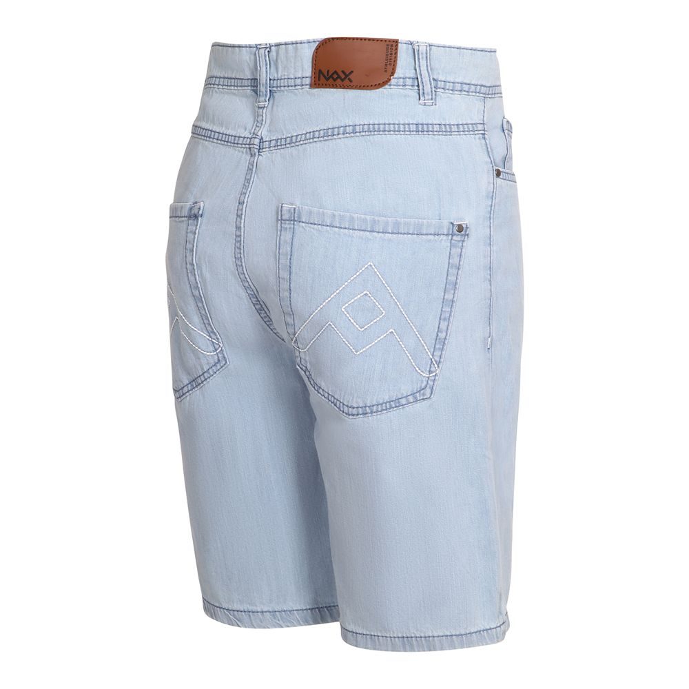 Outdoorweb.eu - SAUGER dk.metal blue - Men's jeans shorts - NAX - 15.80